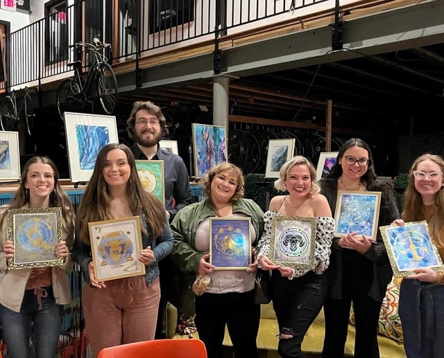 Adult Art Workshops | Over The Moon Art Studios